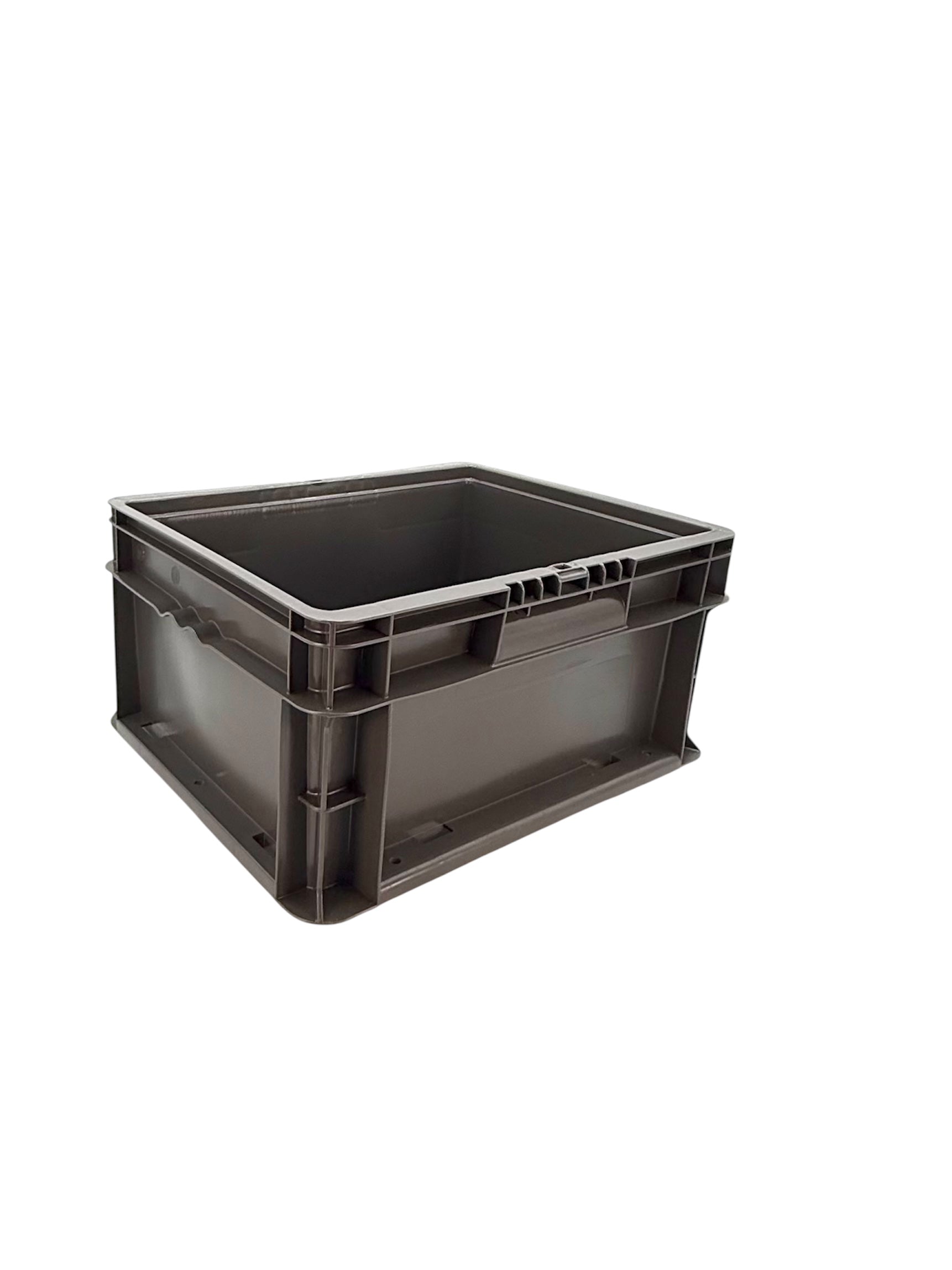 Uline Grey Stackable Bin.